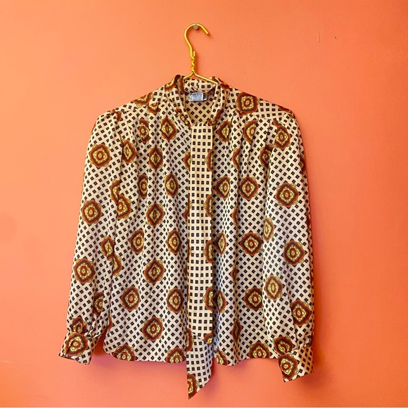 Koret | Tops | Vintage Koret Career Silky Button Down Blouse | Poshmark